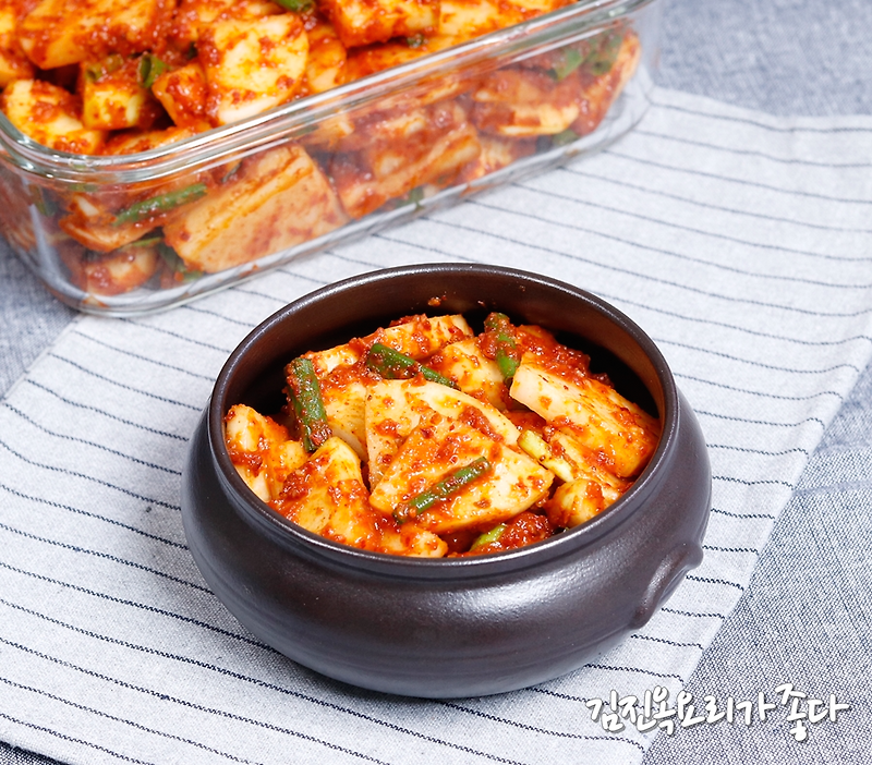 설렁탕집 깍두기 만드는법 봄여름철 깍두기 만들기 깍두기 레시피