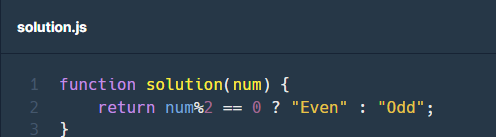 [프로그래머스] Lv.1 짝수와 홀수(JavaScript) :: hwannee.dev