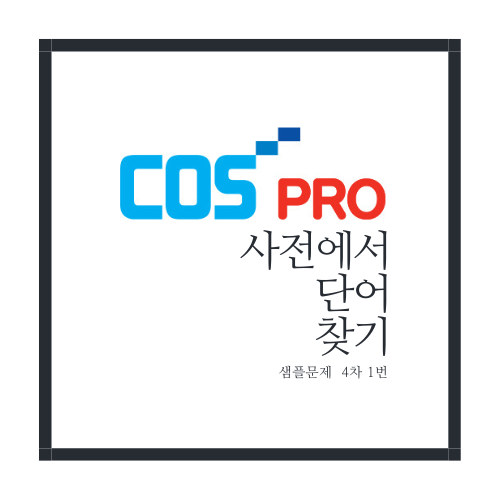 Cos Pro 1급 - 샘플 문제 풀이 4차 1번 (재귀함수 활용)