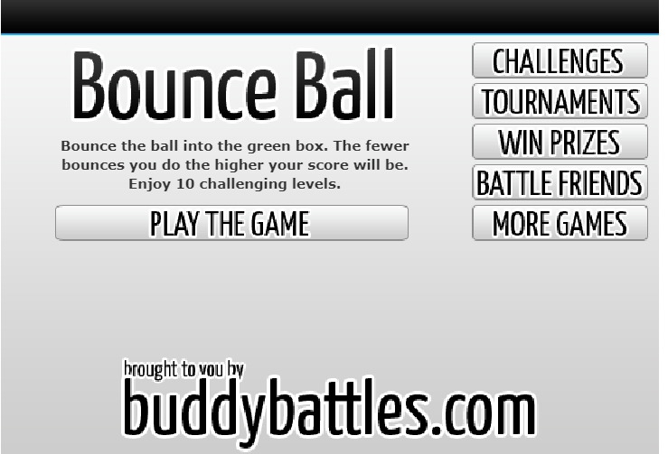 바운스볼/공튀기기 게임하기