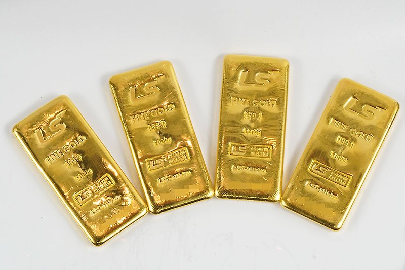 오늘금시세 하락세 투자용 골드바 1kg LS골드바