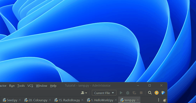 파이썬 GUI, wxPython Hello World!