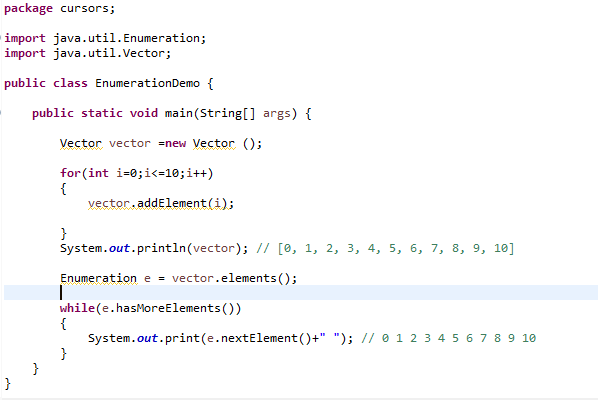 CS> Enumeration 과 Iterator 의 차이점