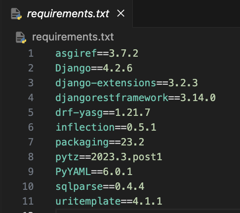 Django - pip 설치 패키지 requirements.txt 파일 만들기 — Aleph Kim의 IT 블로그