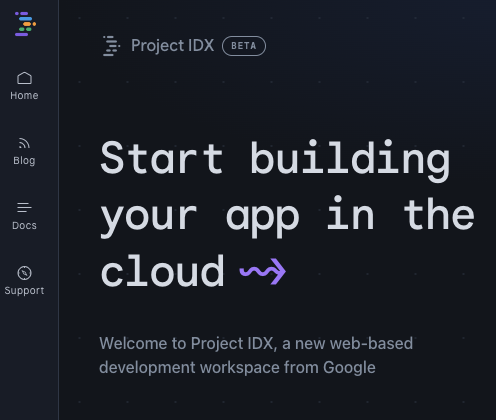 Project IDX 웹 IDE :: 기록, 정리 조각