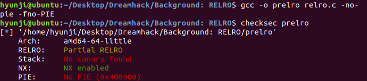 [System Hacking STAGE 7] Background: RELRO