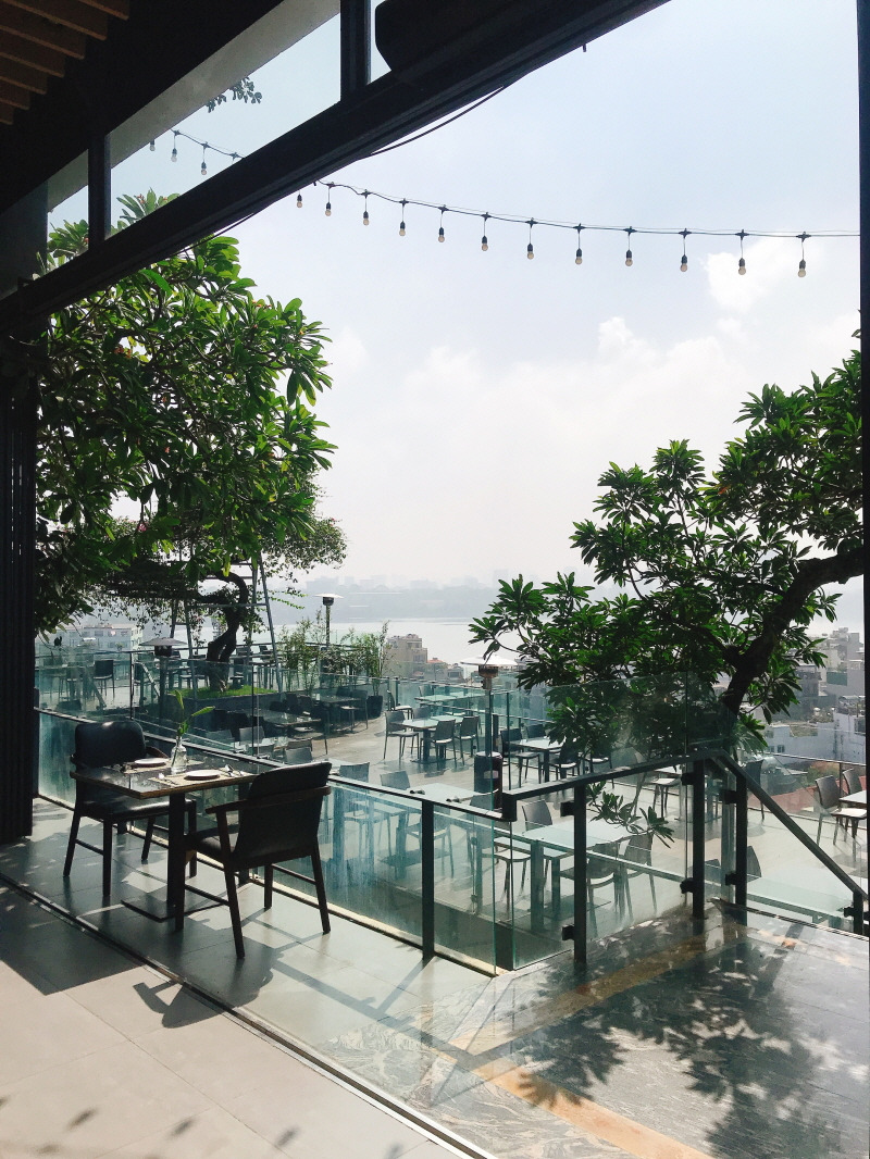 [16] 6 Degrees Restaurants, 서호 루프탑 레스토랑