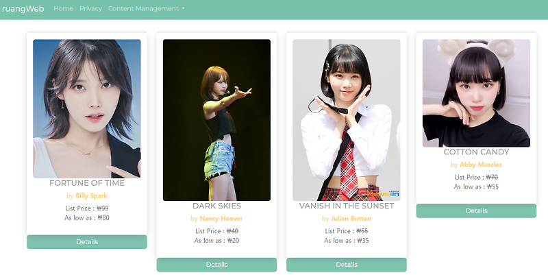 [Udemy] .NET Core MVC 4 — 별의빛을따라