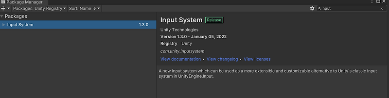 (Unity) Input System을 이용한 게임패드, 키보드 입력 감지