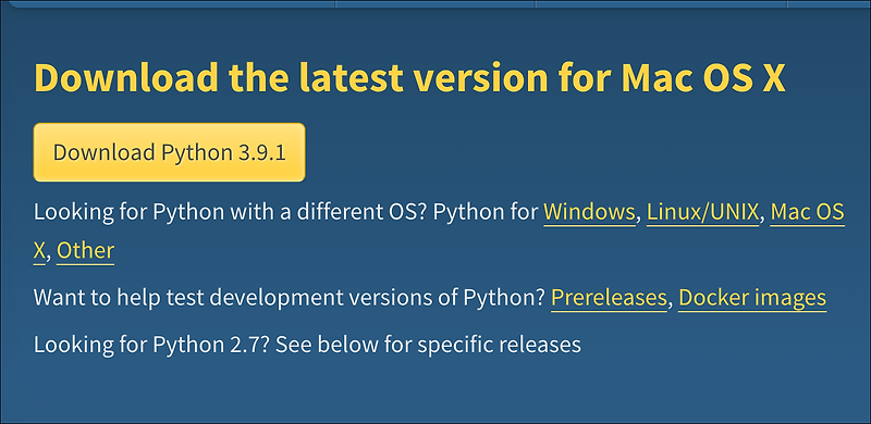 [Mac OSX] Big Sur 업데이트 후 Brew를 통한 Python 설치 및 PIP 업데이트 관련 오류 해결 방법