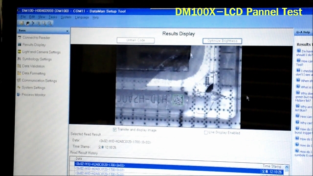 DM100X-LCD Pannel Test