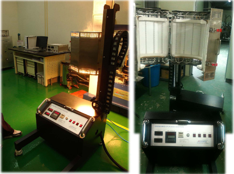 프라미스_자동차 촉매 mat push out tester 가열장치 max temp. 1000도