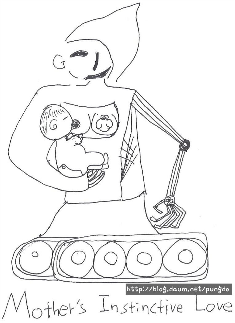 [유쾌한 낙서] Mother's Instinctive Love