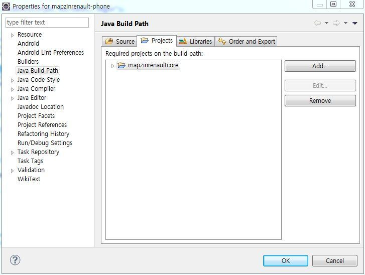 eclipse에서 open declaration 을 눌렀을때 java 파일 대신에 class 파일이 열릴때.