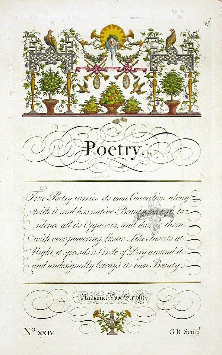 카퍼플레이트 English roundhand by George Bickham