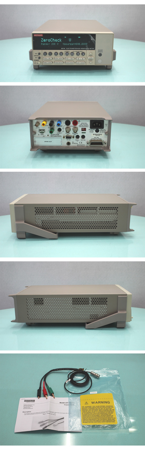 [중고 키슬리]Keithley 6517A,Electrometer/High Resistance Meter,일렉트로/고저항 미터