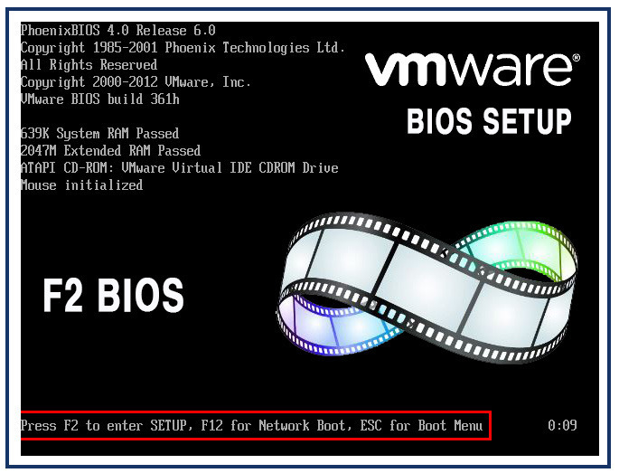 VMware BIOS 진입하기