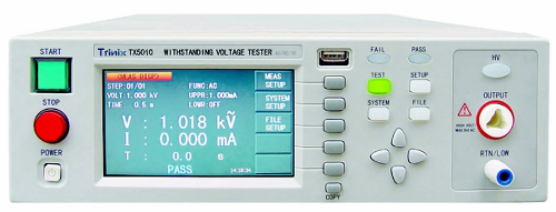 AC 5kV / 10mA , DC 6kV/5mA 내전압/절연저항시험기 (TRINIX) TX5010DI