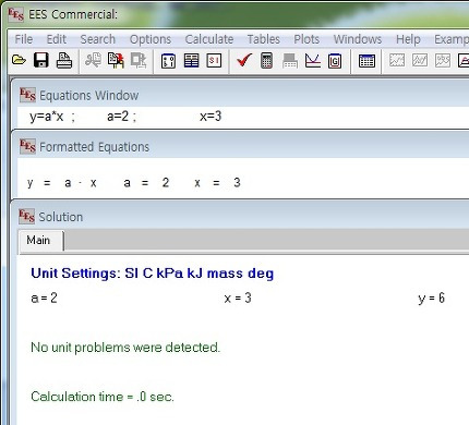 깡블로그 :: EES간편사용법(7)-parametric table(1)