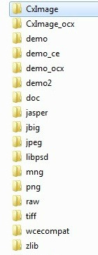 CxImage, with VC++ 2012