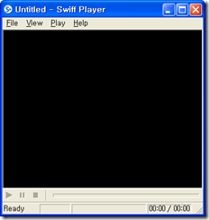 Swiff Player 플래시 실행하기