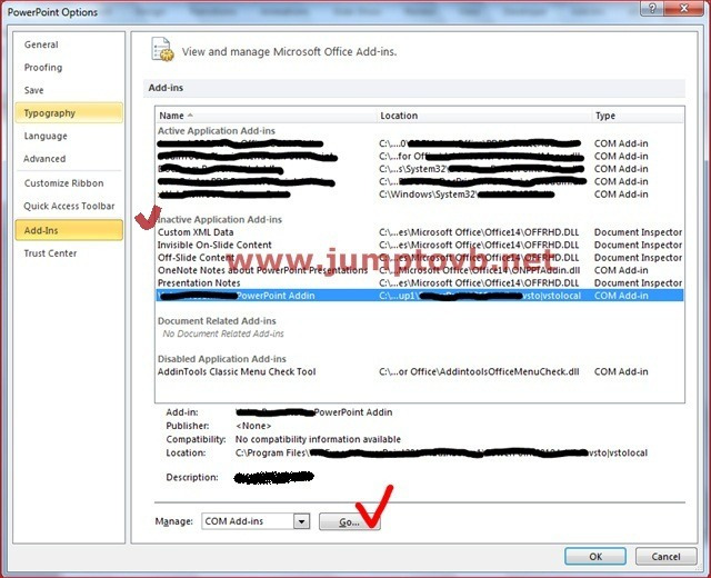 Office Not Loaded A Runtime Error Occurred During The Loading Of The Com Add In Jump To