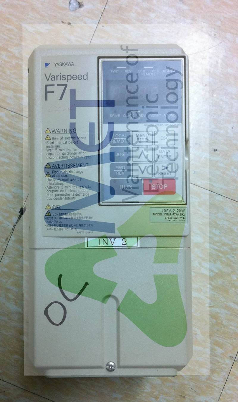YASKAWA, VARISPEED F7, CIMR-F7 A42P2, CIMR-F7, F7,