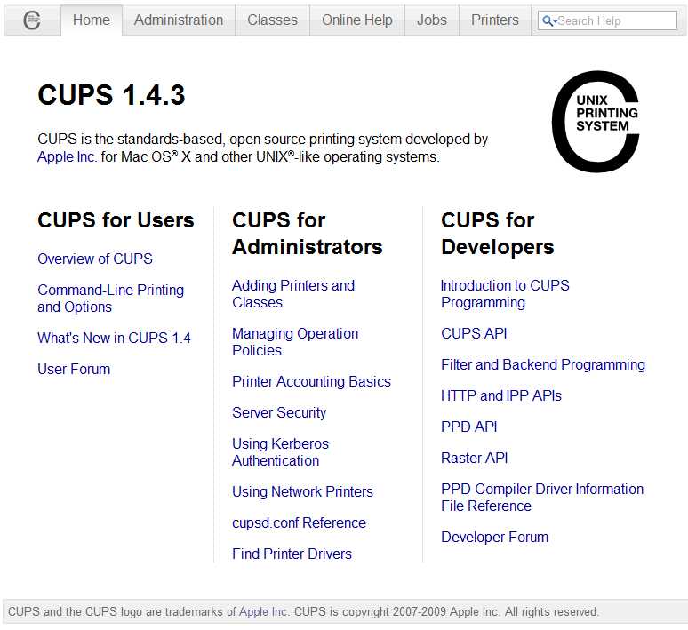 구차니의 잡동사니 모음 :: CUPS - Common Unix Printing System