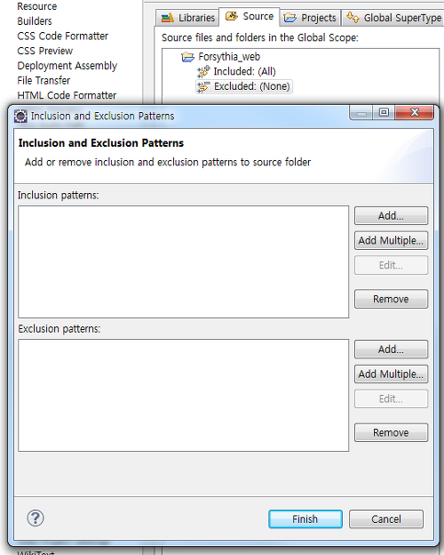linuxism :: Eclipse - *.min.js 에러 표시 제거