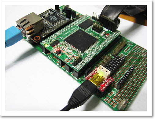 [DSP28335 EVM] Hardware TCP/IP W5300 TCP전송 테스트 - TMS320F28335 [EXP-ALL EVM]