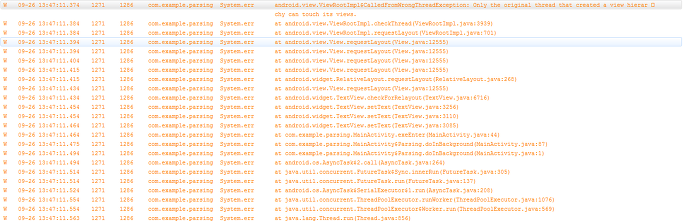 Endless Endeavor :: viewrootimpl$calledfromwrongthreadexception