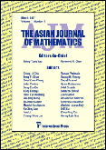 Asian Journal of Mathematics v.15 n.1 2011