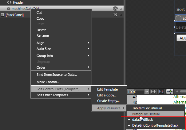 동동이의 블러그 :: DataGrid Style 수정하고 입히기