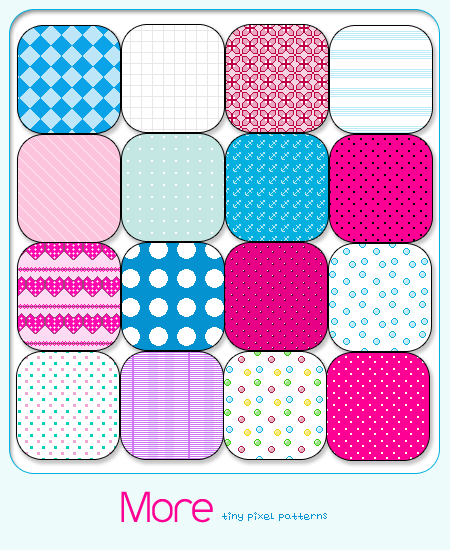 More tiny pixel patterns : 포토샵 기본 패턴 다운로드