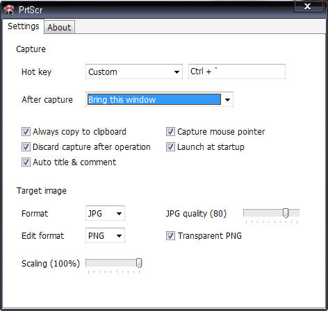 무료 캡쳐 프로그램의 혁명(?) PrtScr - 지우개닷컴