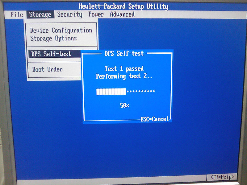 펠릭스 라이프 (Felix Life) :: HP CMOS HDD TEST - DPS SELF-TEST