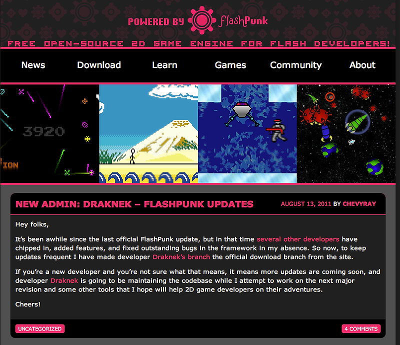 { 일등하이 :Unity3D } :: 플래시 2D 게임 물리엔진 ( flashPunk )