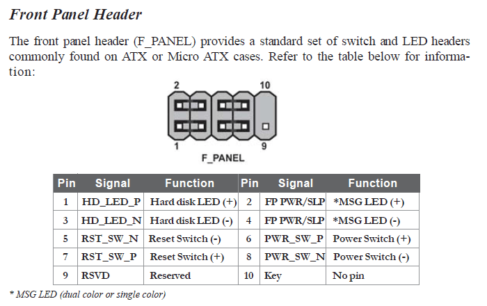 ECS 메인보드 프론트 패널 헤더 핀꼽기, ECS Mainboard Front Panel Header - AHNDOORI (kAUdo)