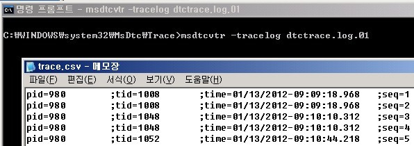 Lai Go's Blog :: MS DTC 추적(Trace) 로그 데이터 변환 방법