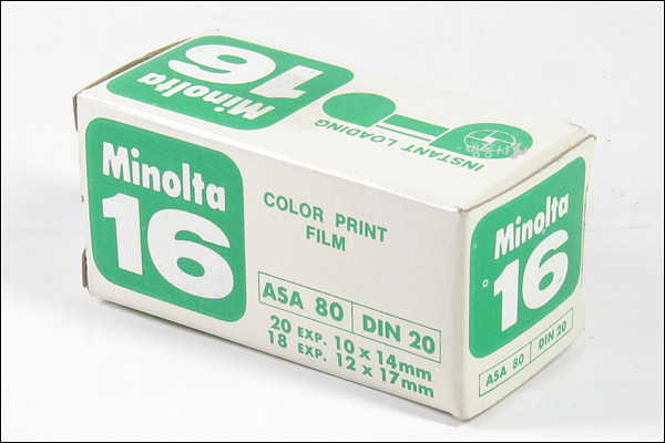 Minolta 16 COLOR PRINT FILM