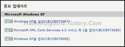 Microsoft 2009년 11월 추가 보안 업데이트