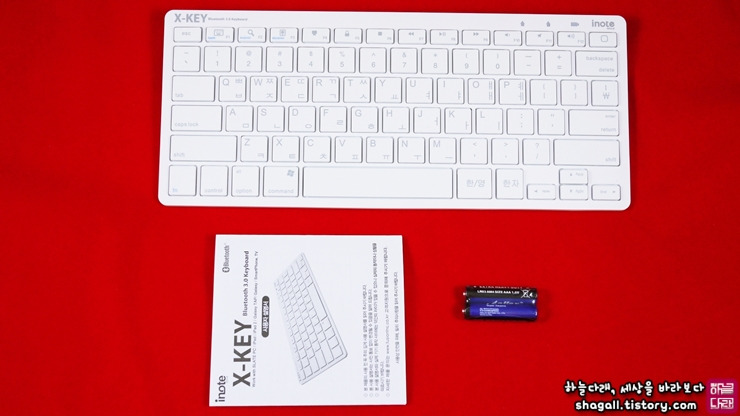 블루투스키보드 :: inote X-KEY 기능 및 설정법
