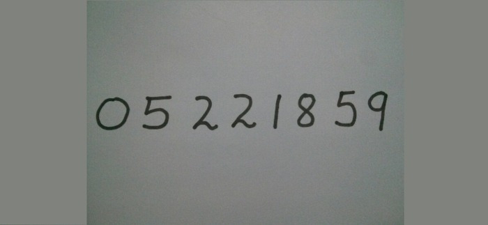 digit recognition with MNIST database with sklearn