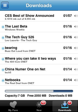 iPhone/Touch RSS Player