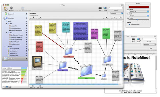 메모/아이디어 스케치 프로그램, NoteMind 1.1