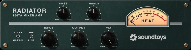 SoundToys Radiator 따뜻하게 또는 강렬하게!