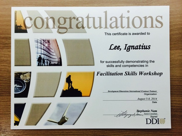 [축하]DDI Certified Facilitator 자격 인증