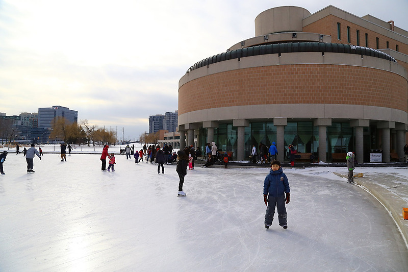 마크험 시청 (Markham Civic Centre) skating (2015.01.31)