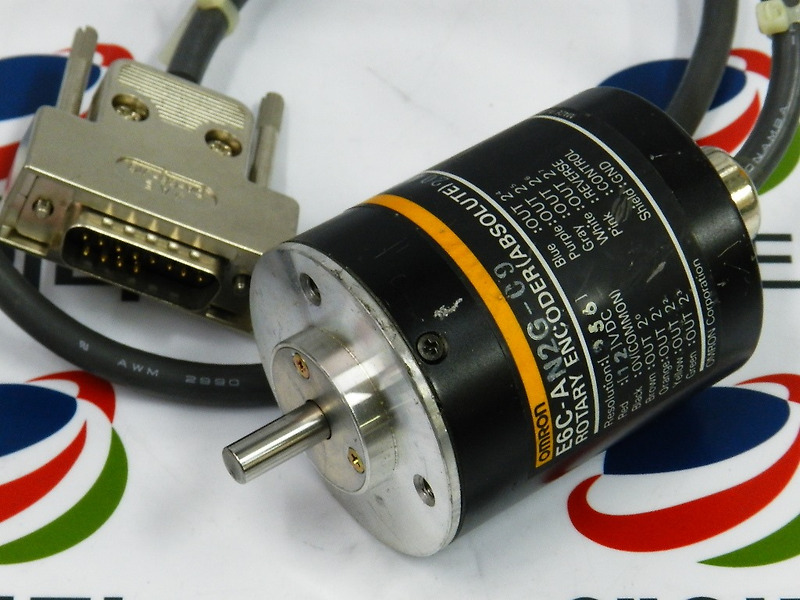 OMRON ROTARY ENCODER (ABSOLUTE) E6C-AN2G-09 E6C AN2G 09 , USED,-S