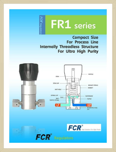 [가스레귤레이터] 고순도 가스 레귤레이터, 피팅 고정 장치, Lock Device, VCR, CGA, 주문가공, OEM제조